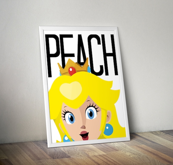 FALL SALE 11x14 Princess Peach Printable Poster Vector - Etsy