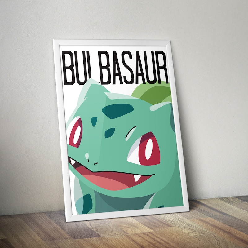 Bulbasaur Poster - Etsy