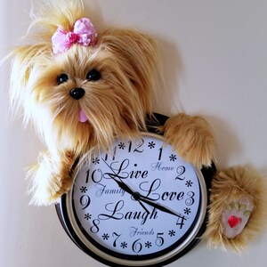 Customized Dog Custom Dog clock gift for dog lovers | Etsy