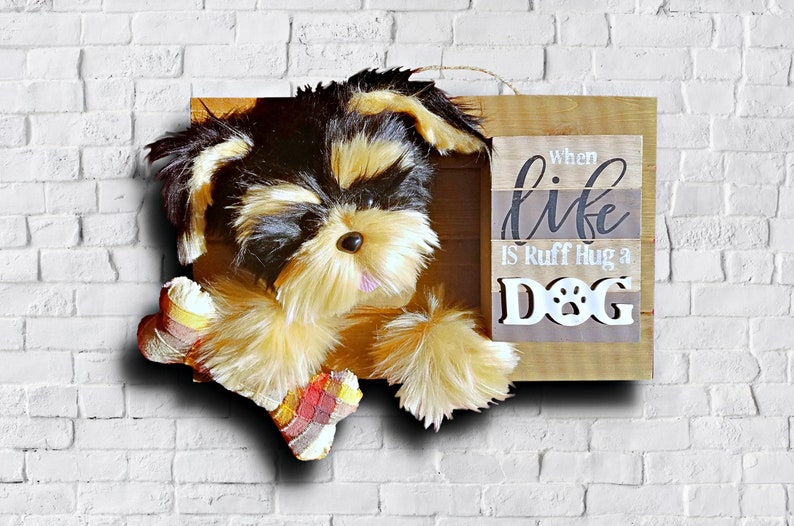 Farmhouse Wall Hanger Custom Dog Decor Wood Sign Gift for - Etsy