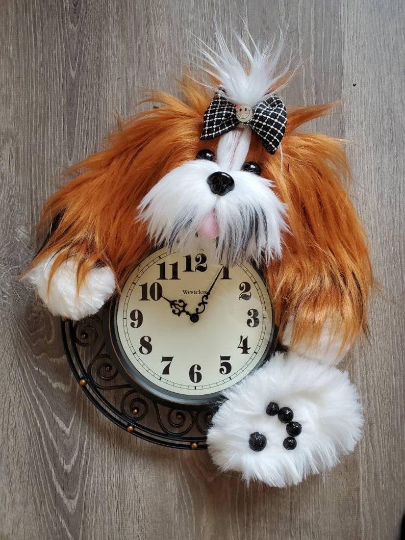 Customized Dog Custom Dog Clock Gift for Dog Lovers - Etsy