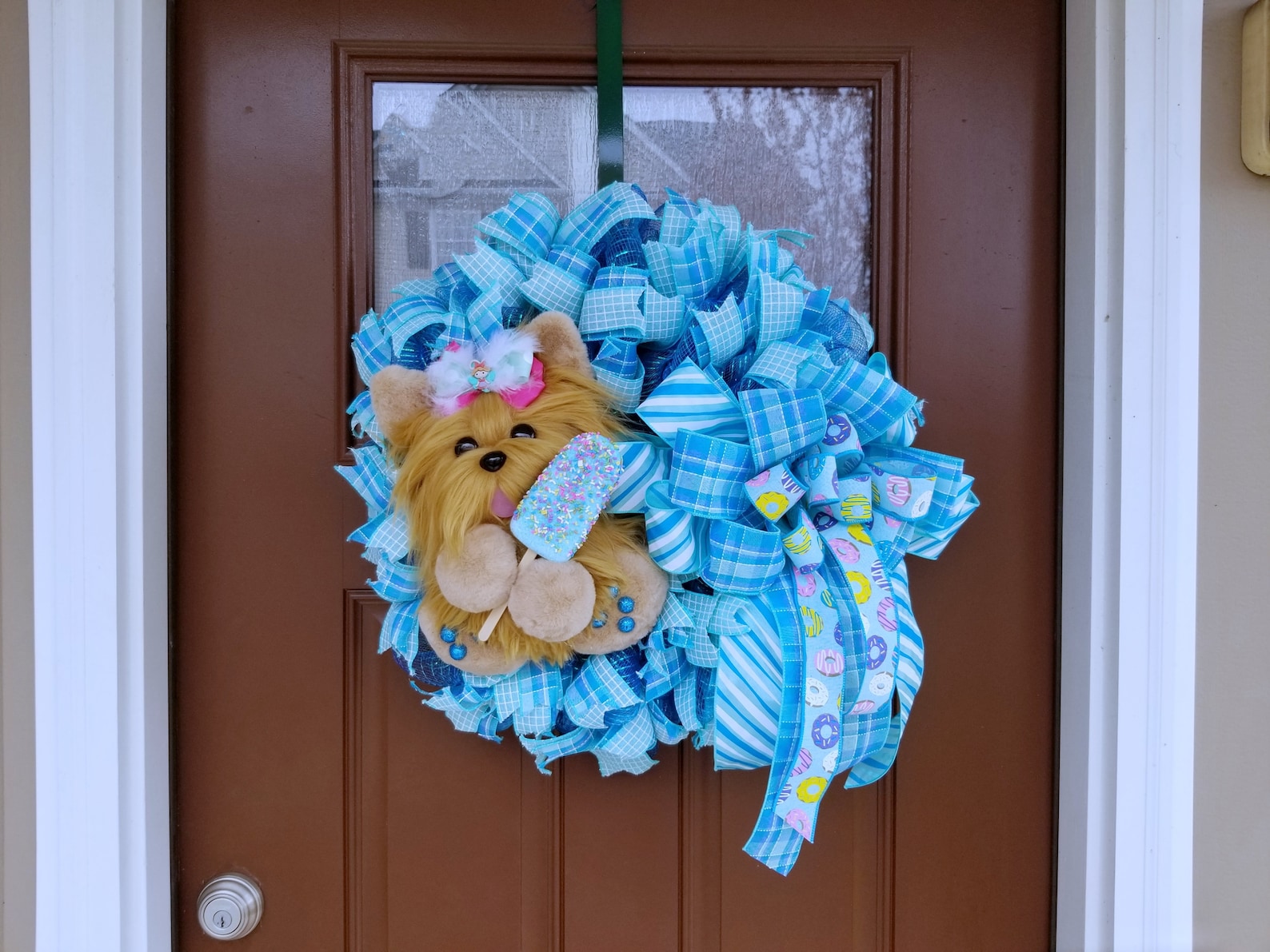 Custom Dog Wreath for Spring/summer Sweet Treat Wall Dog Decor | Etsy