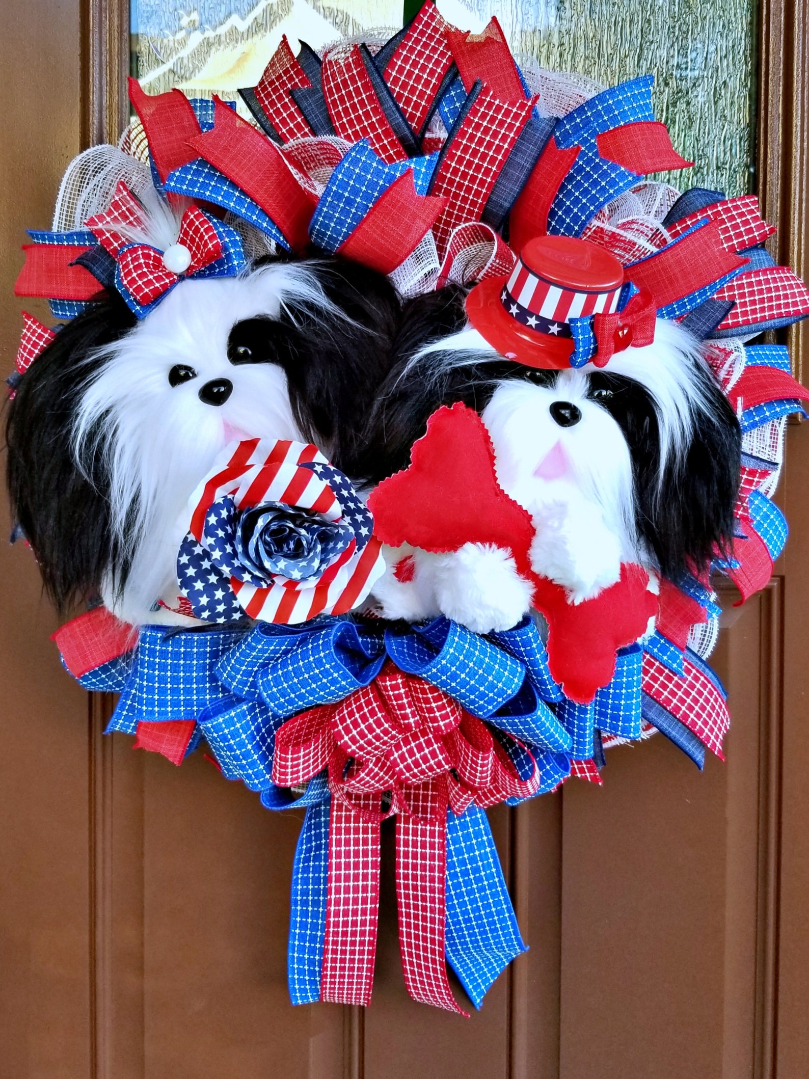 Custom Dog Wreath for Spring/summer Sweet Treat Wall Dog Decor | Etsy