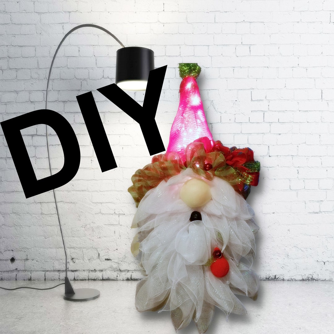 DIY Craft Projects TUTORIAL Santa Gnome Christmas Tree Gnome ...