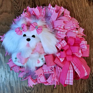 Custom Dog Wreath for Spring/summer Sweet Treat Wall Dog Decor - Etsy