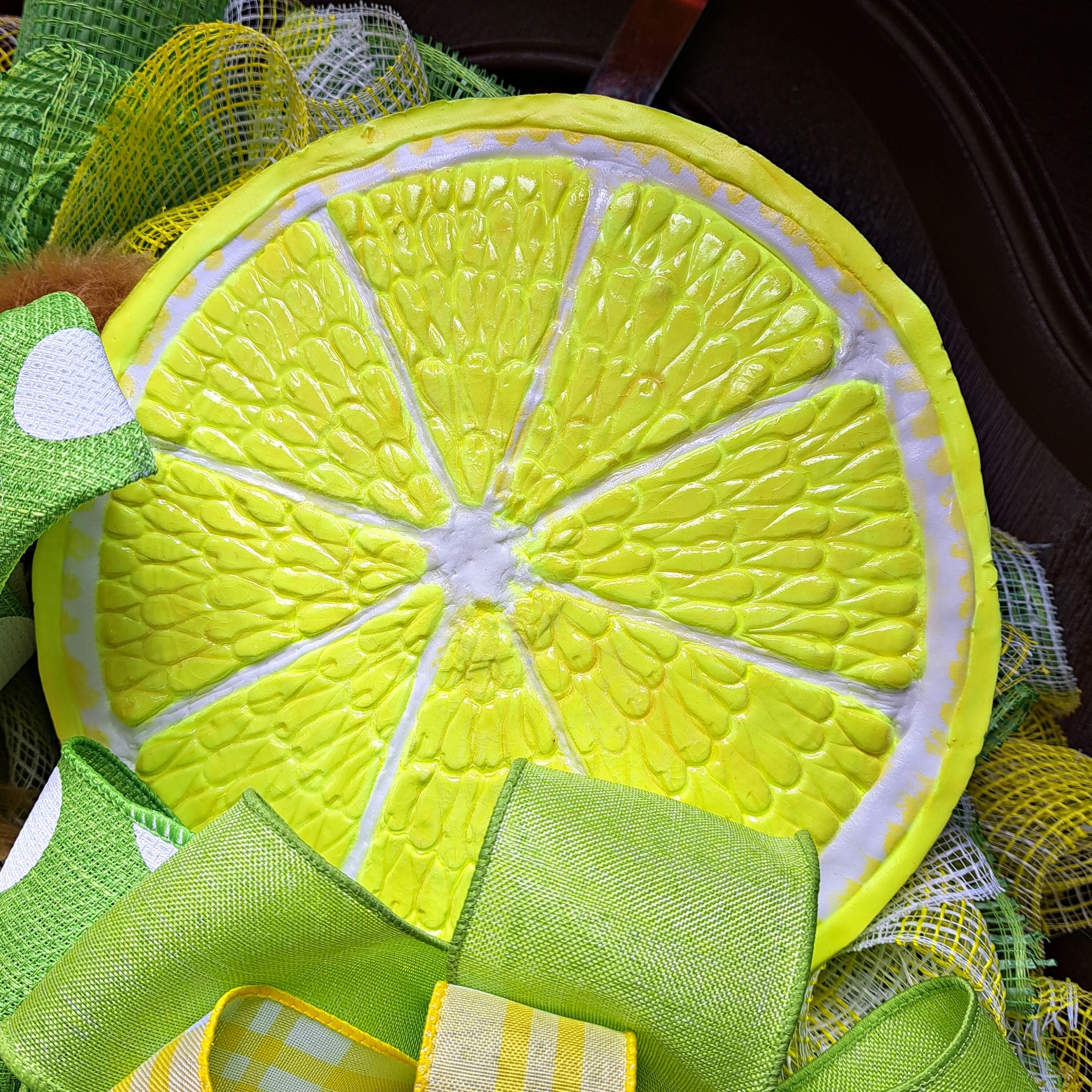 Jumbo Citrus Slice, Citrus Fake Food, Wreath Attachment, Home Decor ...