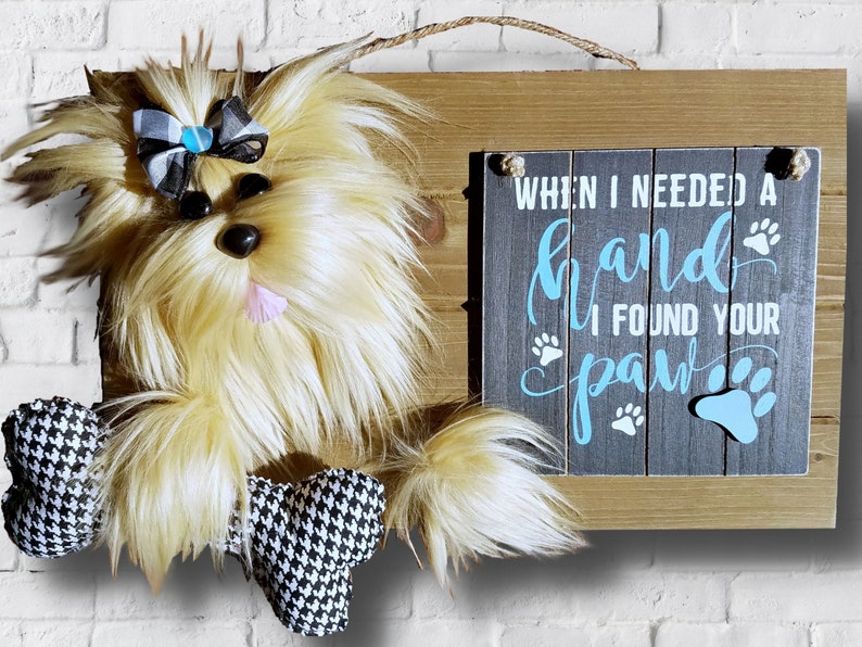 Farmhouse Wall Hanger Custom Dog Decor Wood Sign Gift for | Etsy