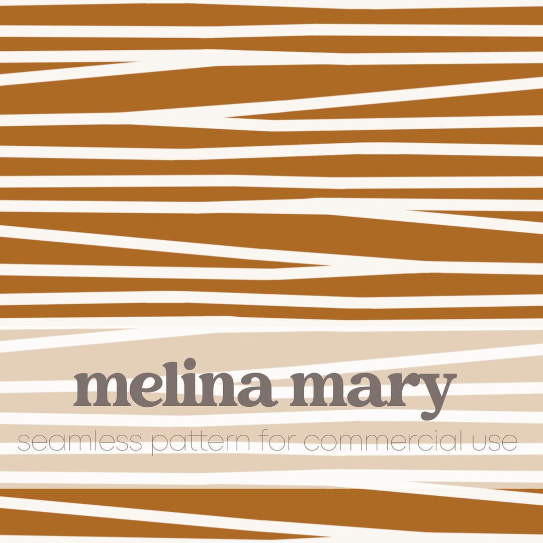 Halloween Mummy Bandage Stripes and Lines on Caramel Brown Seamless ...