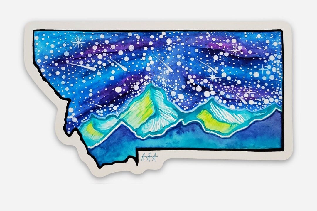 Montana Vinyl Sticker - Etsy