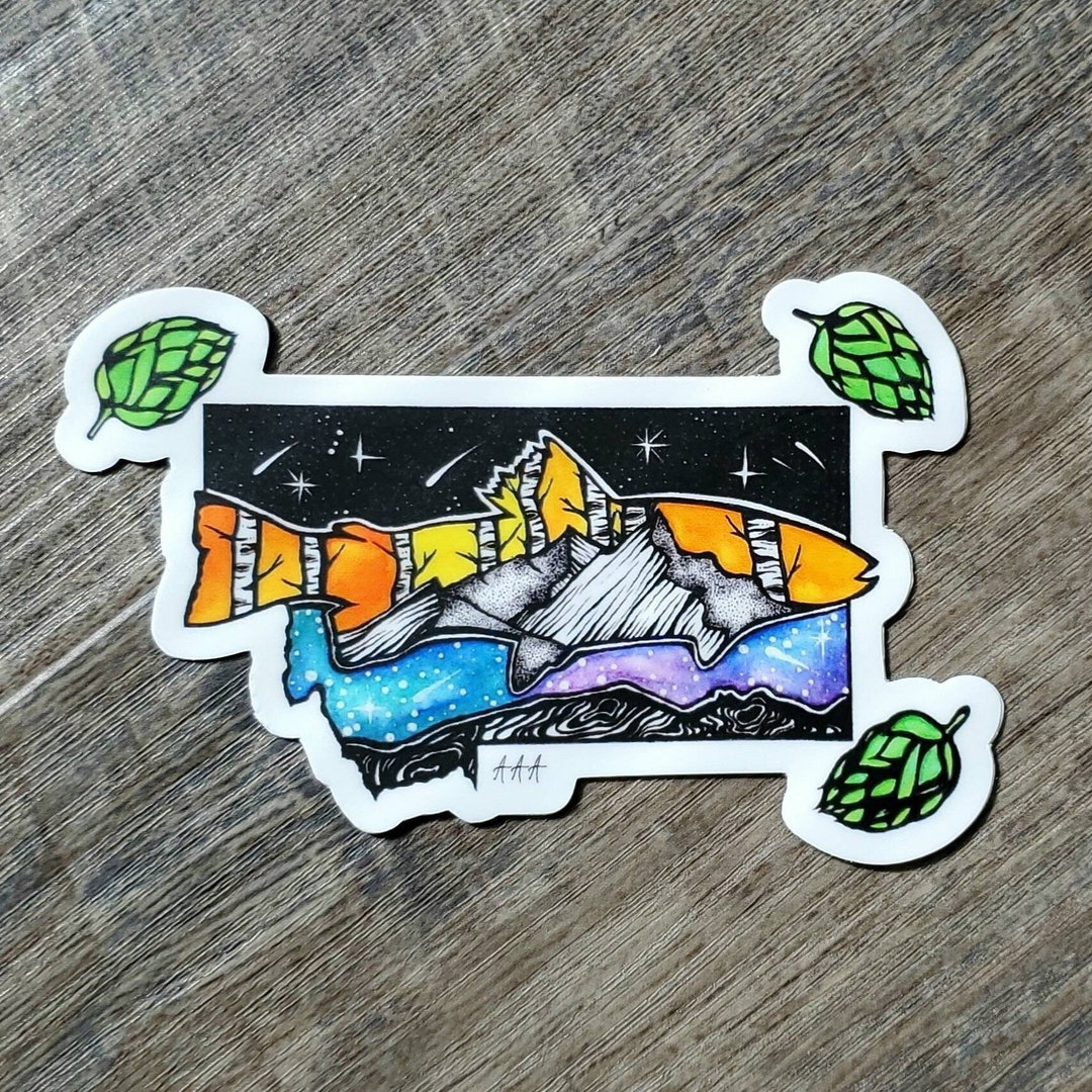 Montana Vinyl Sticker - Etsy