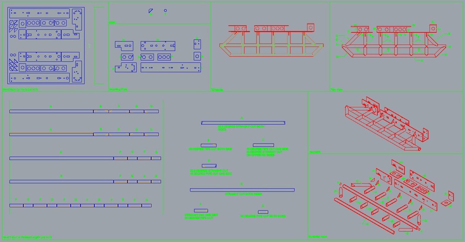 4th Gen 4runner Rock Slider Cut File - DXF, DWG, PDF - Etsy