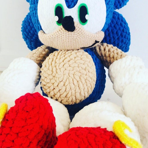 Crochet Sonic the Hedgehog - Etsy