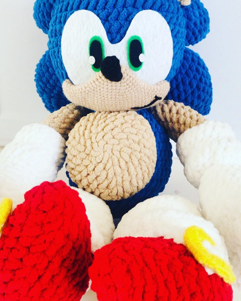 Crochet Sonic the Hedgehog - Etsy