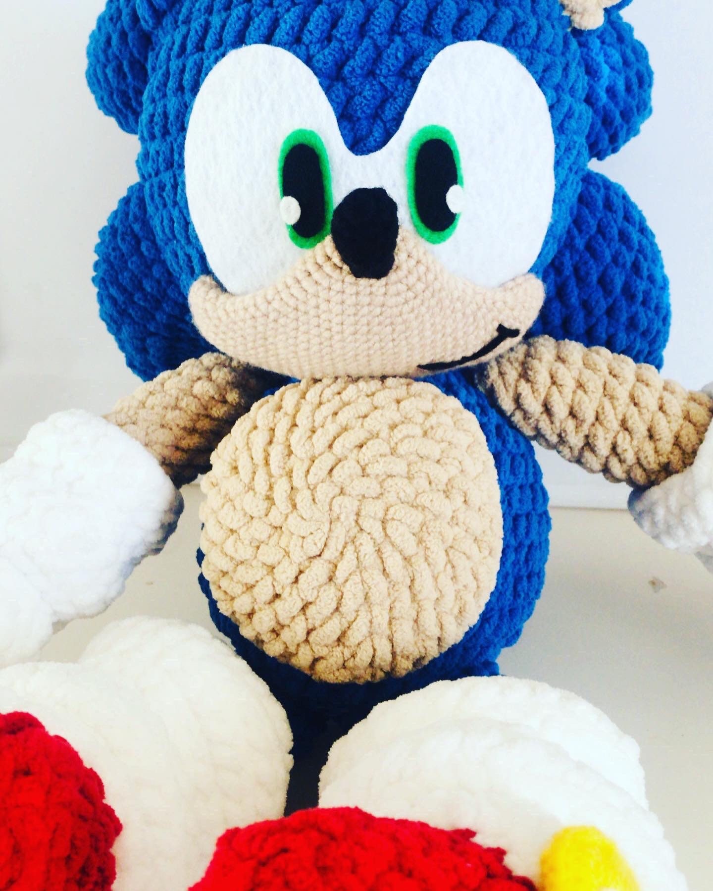 Crochet Sonic the Hedgehog - Etsy