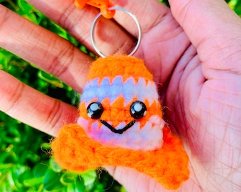 Traffic Cone Keychain, Crochet Traffic Cone, Made to Order Cone - Etsy