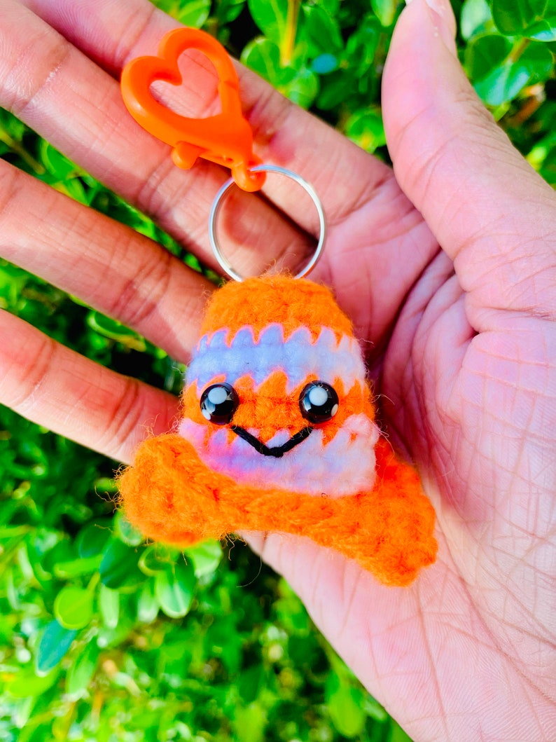 Traffic Cone Keychain - Etsy