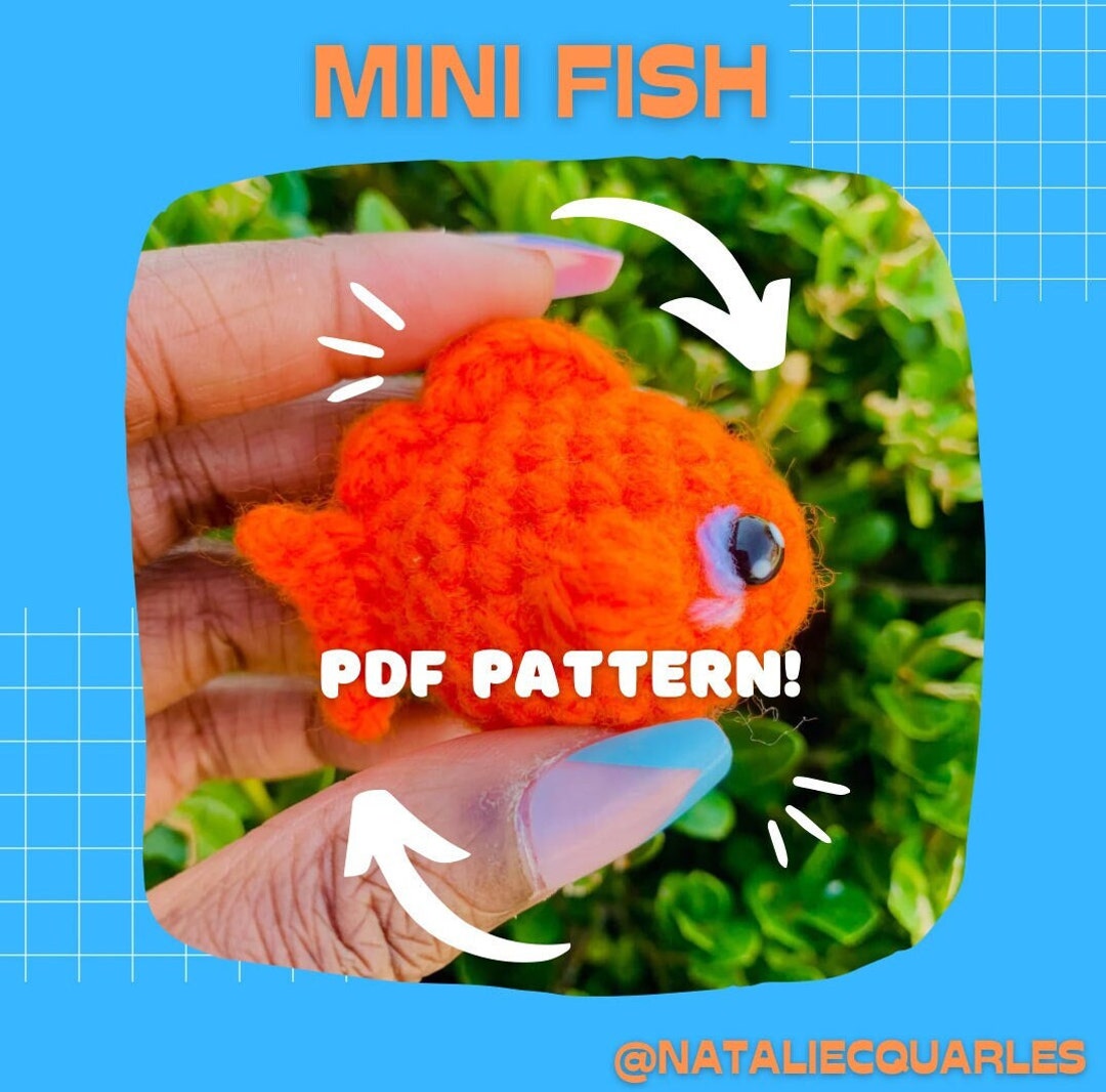 Crochet Mini Fish Pattern - Etsy