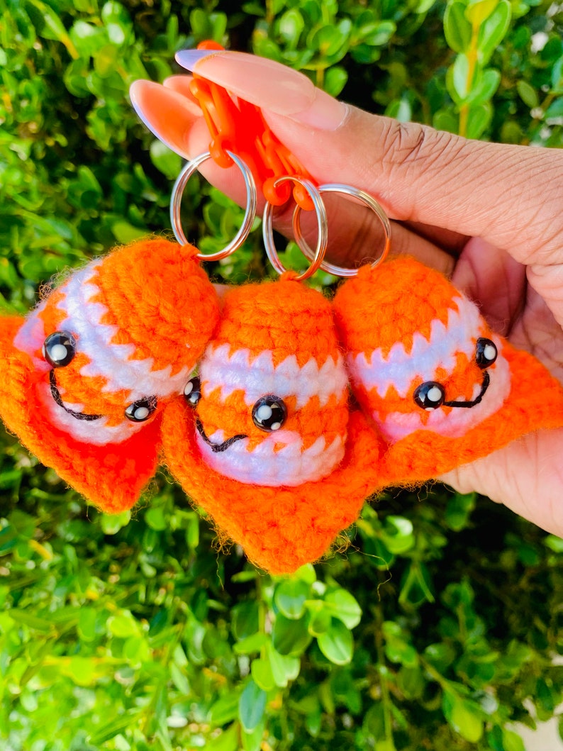 Traffic Cone Keychain - Etsy