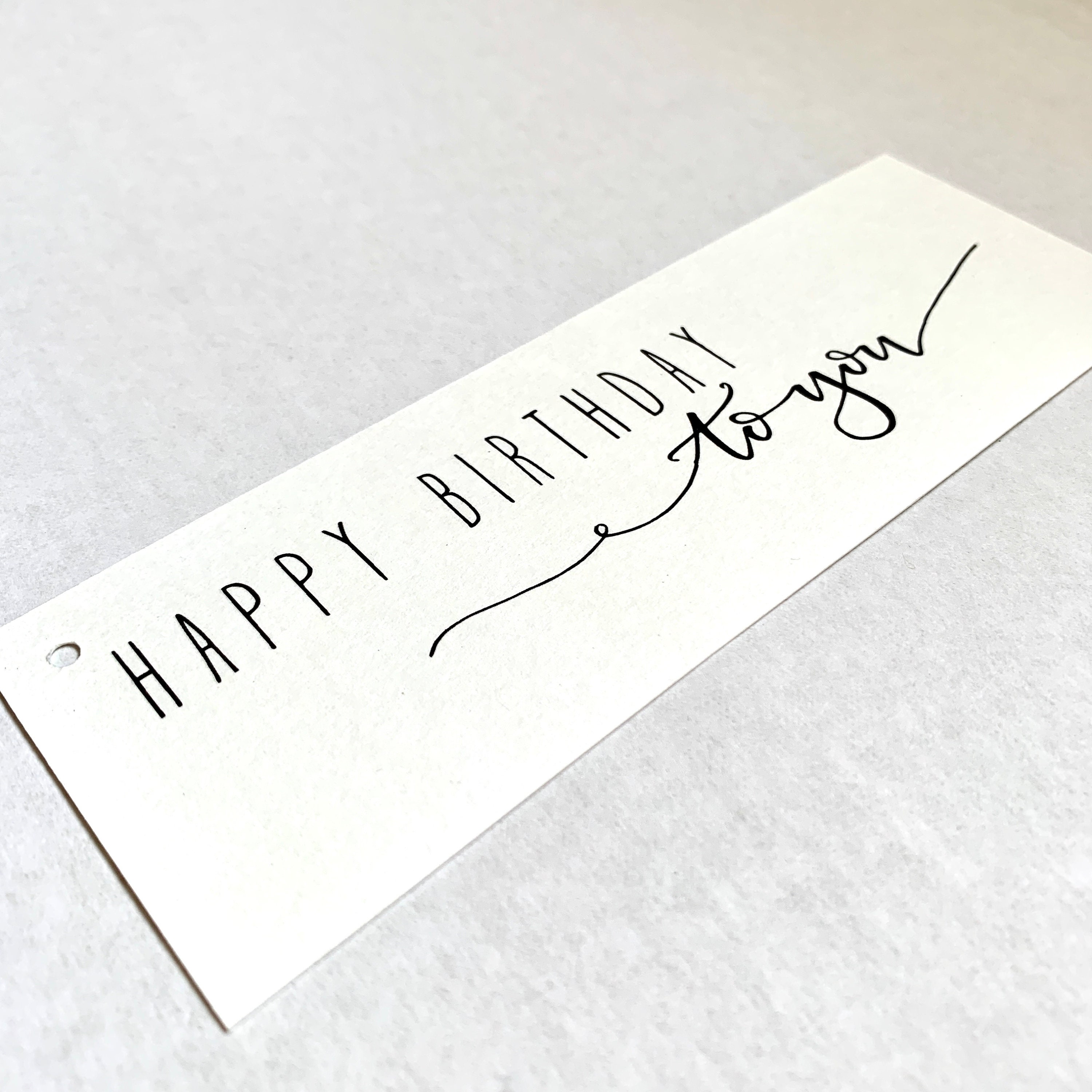 Happy Birthday to You Gift Tags - Etsy