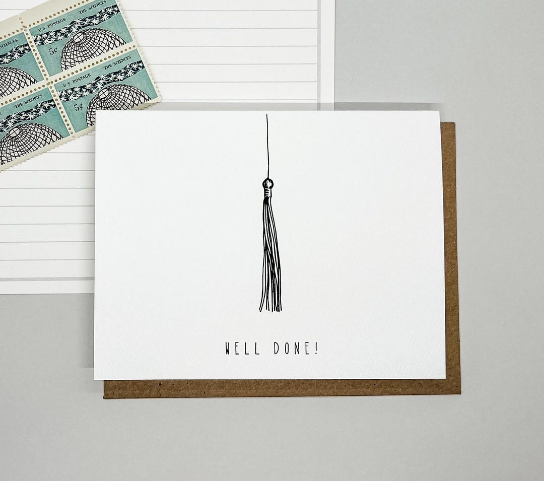 Well Done! / Graduation Card / Well Done Graduate - Etsy