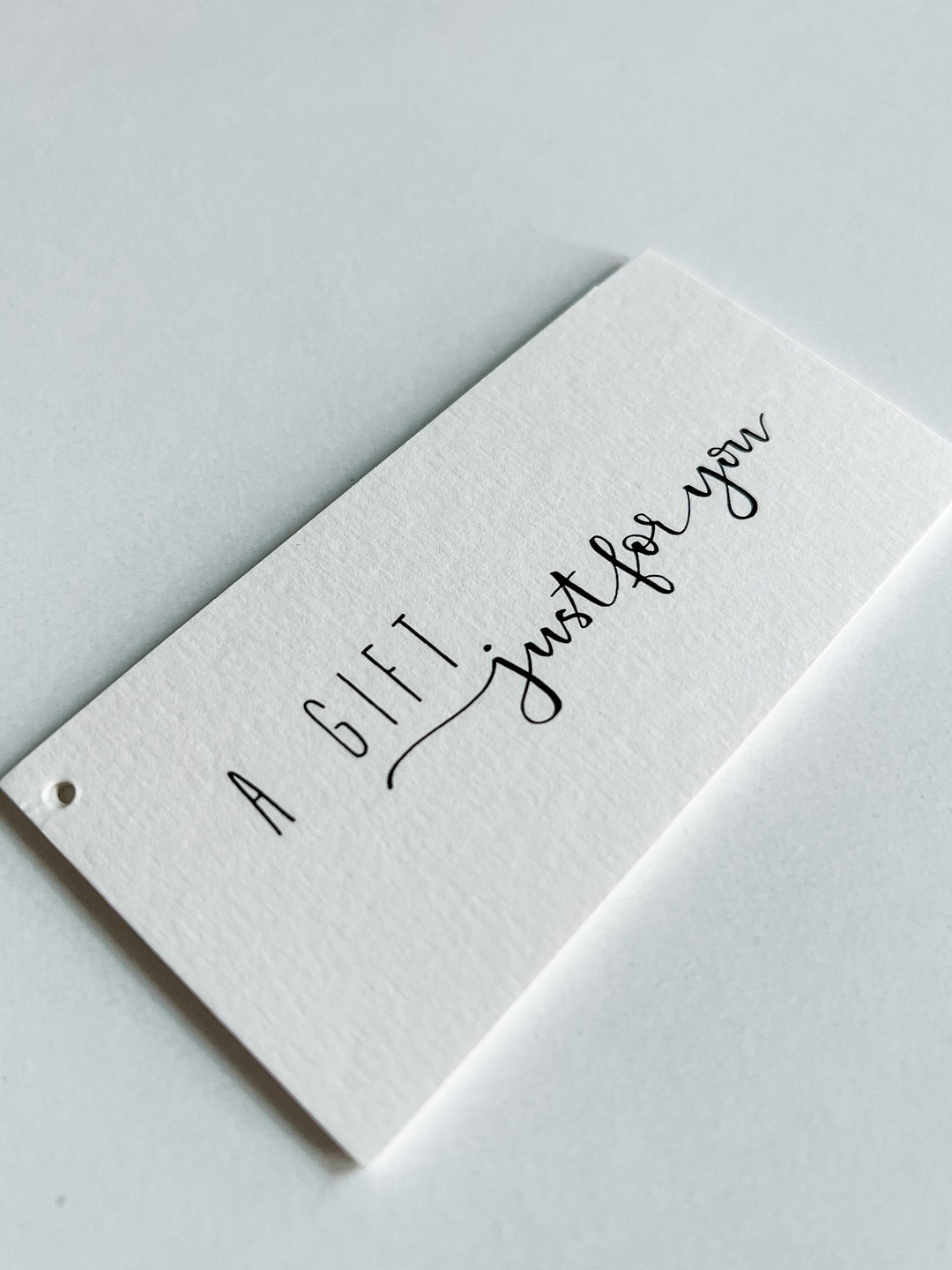 A Gift Just for You Gift 4x2 Inch Tags available in Large - Etsy