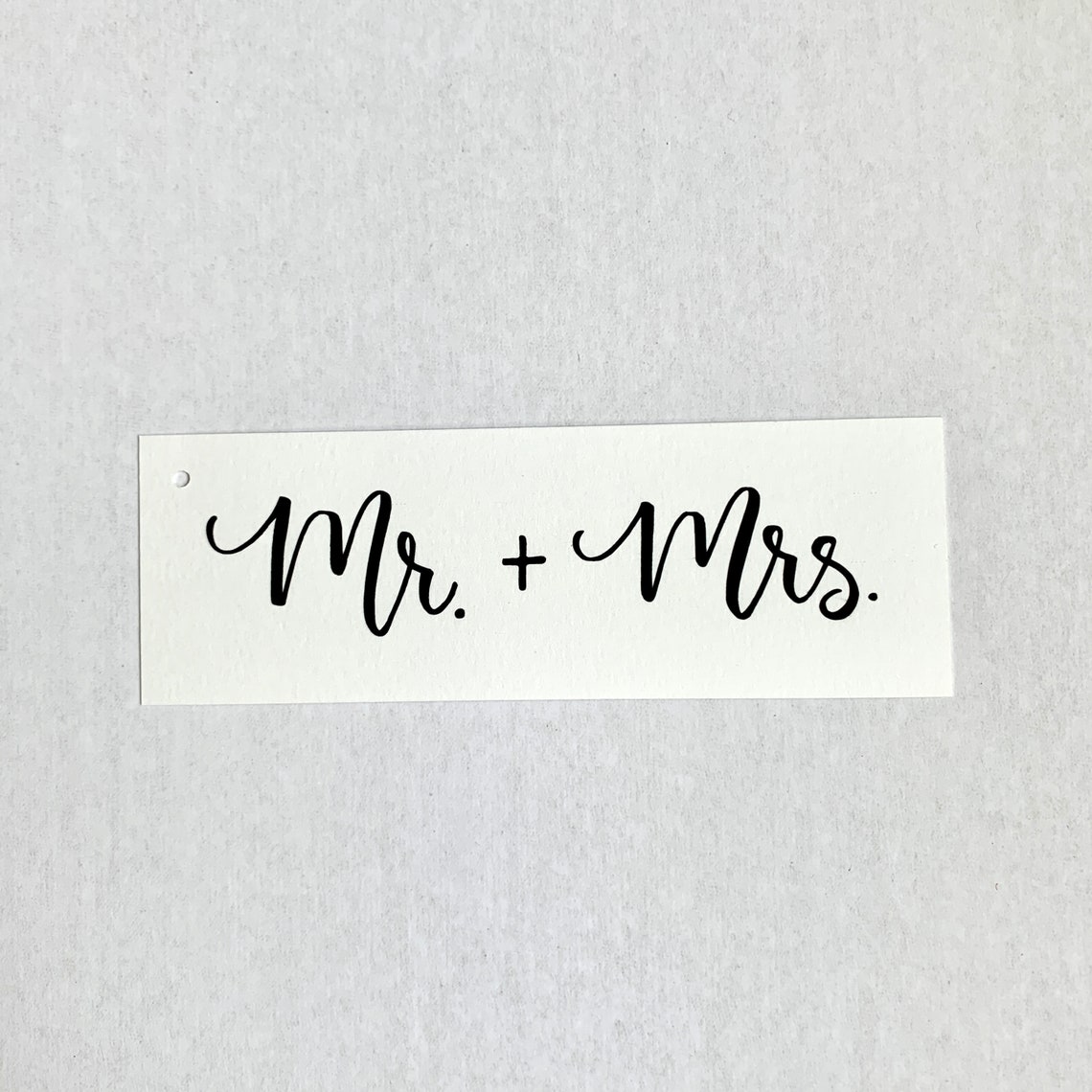 Mr. and Mrs. Gift Tags | Etsy