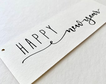 Happy New Year Gift Tag, Printable New Years Tag, Editable New Years ...