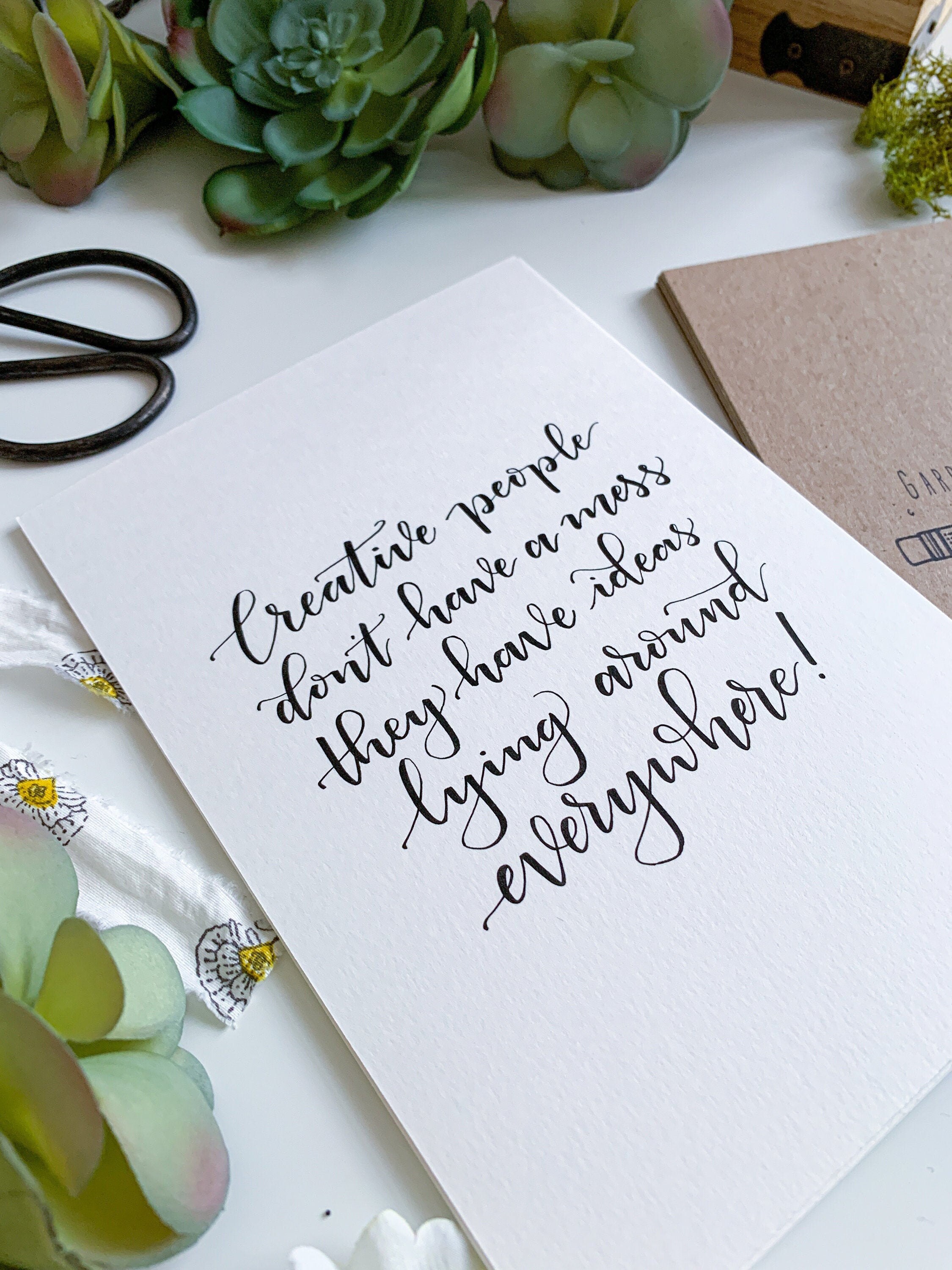 Creative People Don't Have a Mess available in Large - Etsy