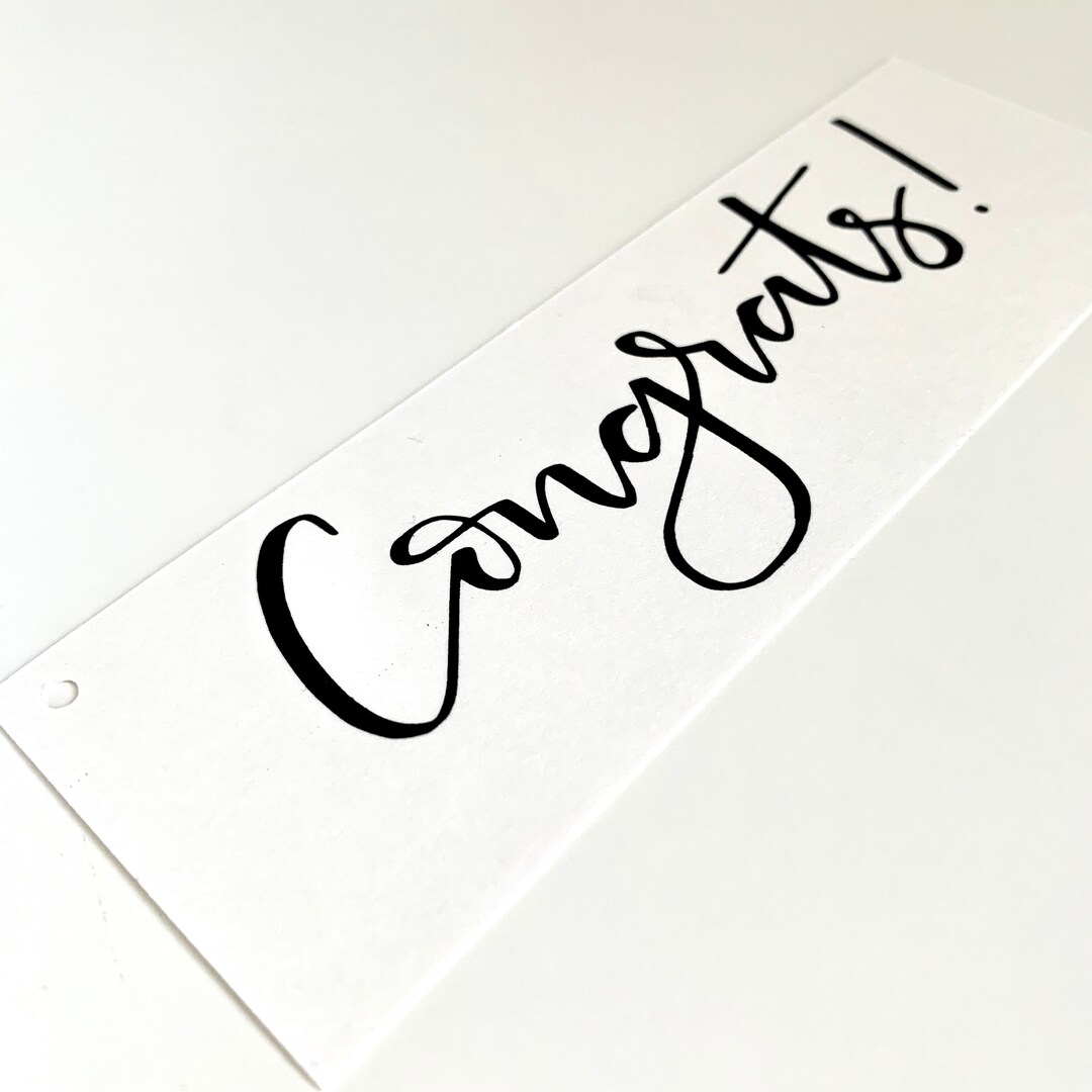 Congrats! Gift Tags. Available in Large and Small Quantities. - Etsy