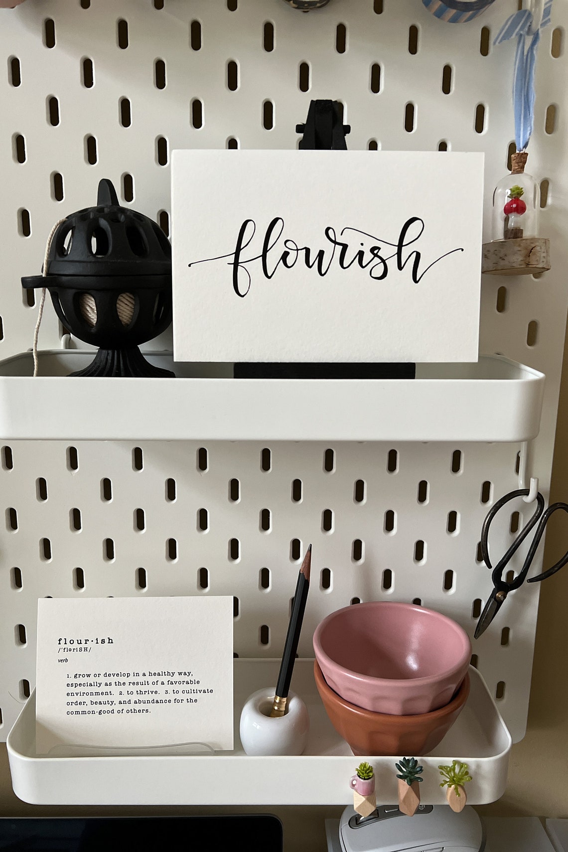 One Word Prints Word of the Year Abide Beloved Create | Etsy