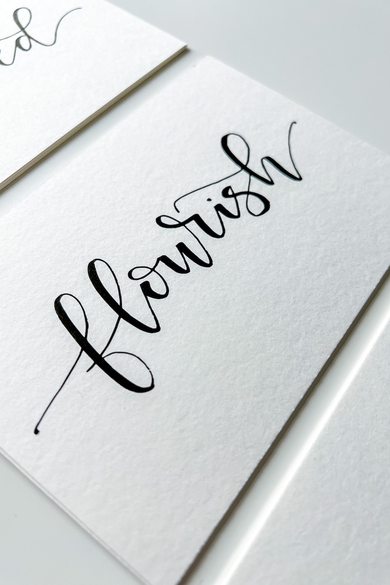 One Word Prints Word of the Year Abide Beloved Create - Etsy