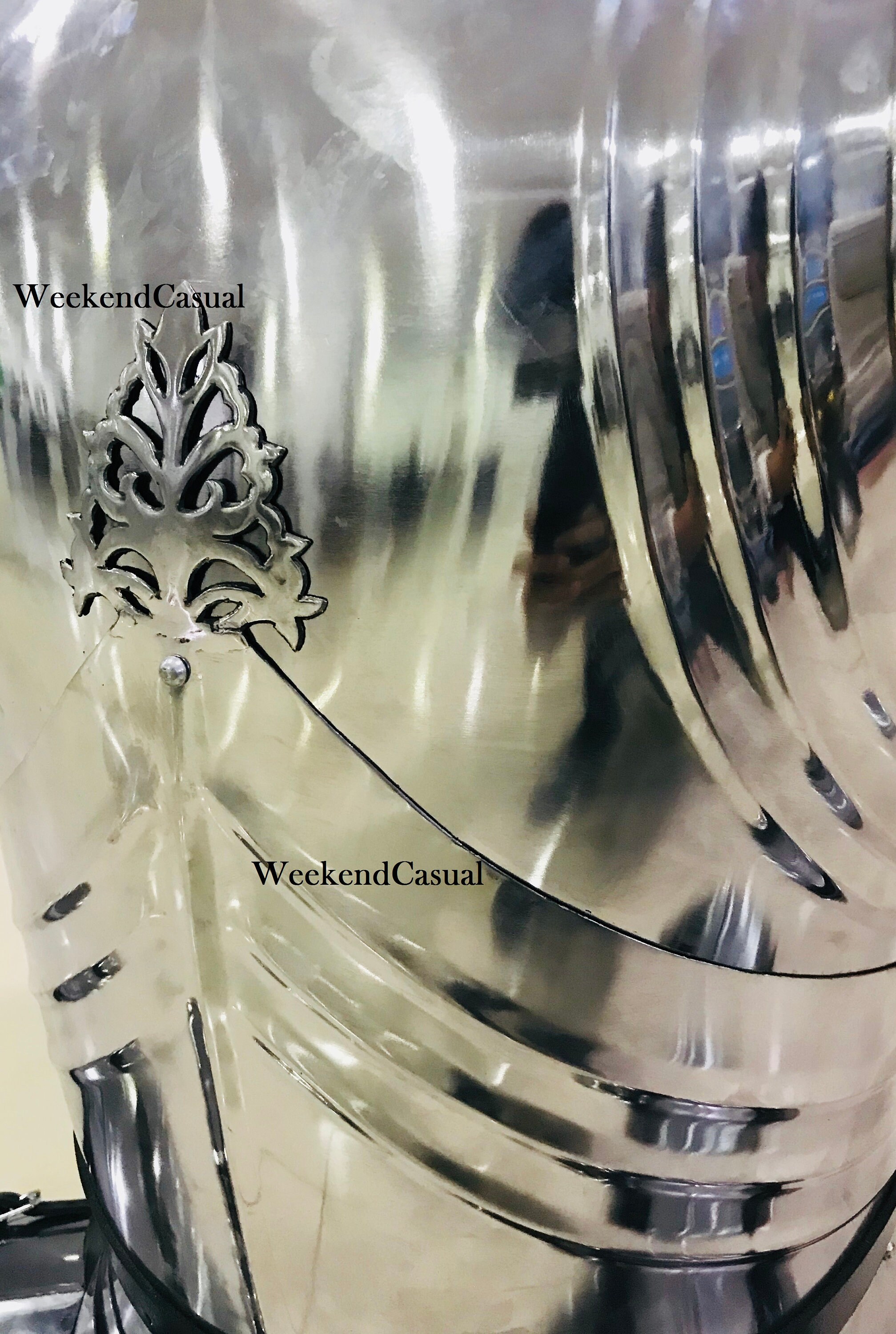 Breastplate Medieval Knight's Body Armor Fluted Cuirass Body Plate ...