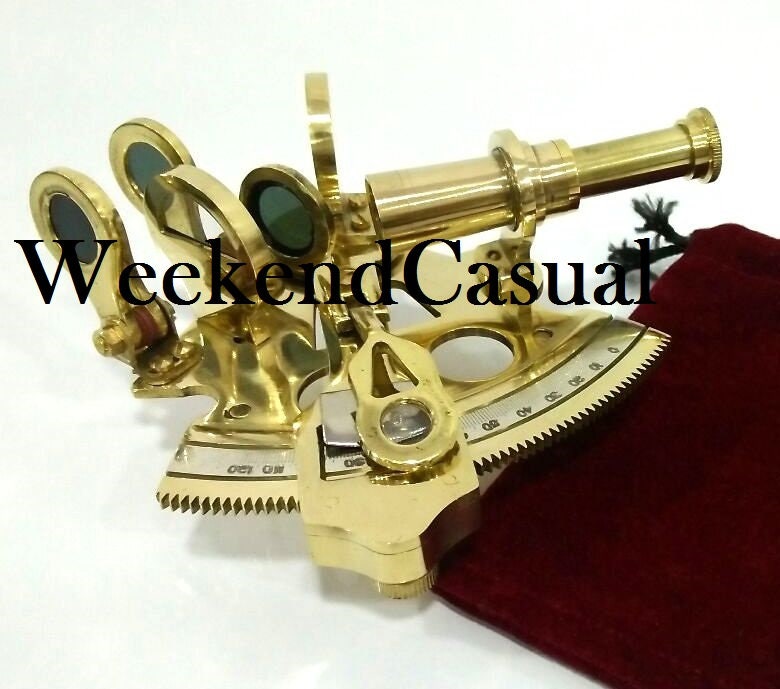 3 Nautical Captain Brass Sextant Nautical Collection Etsy