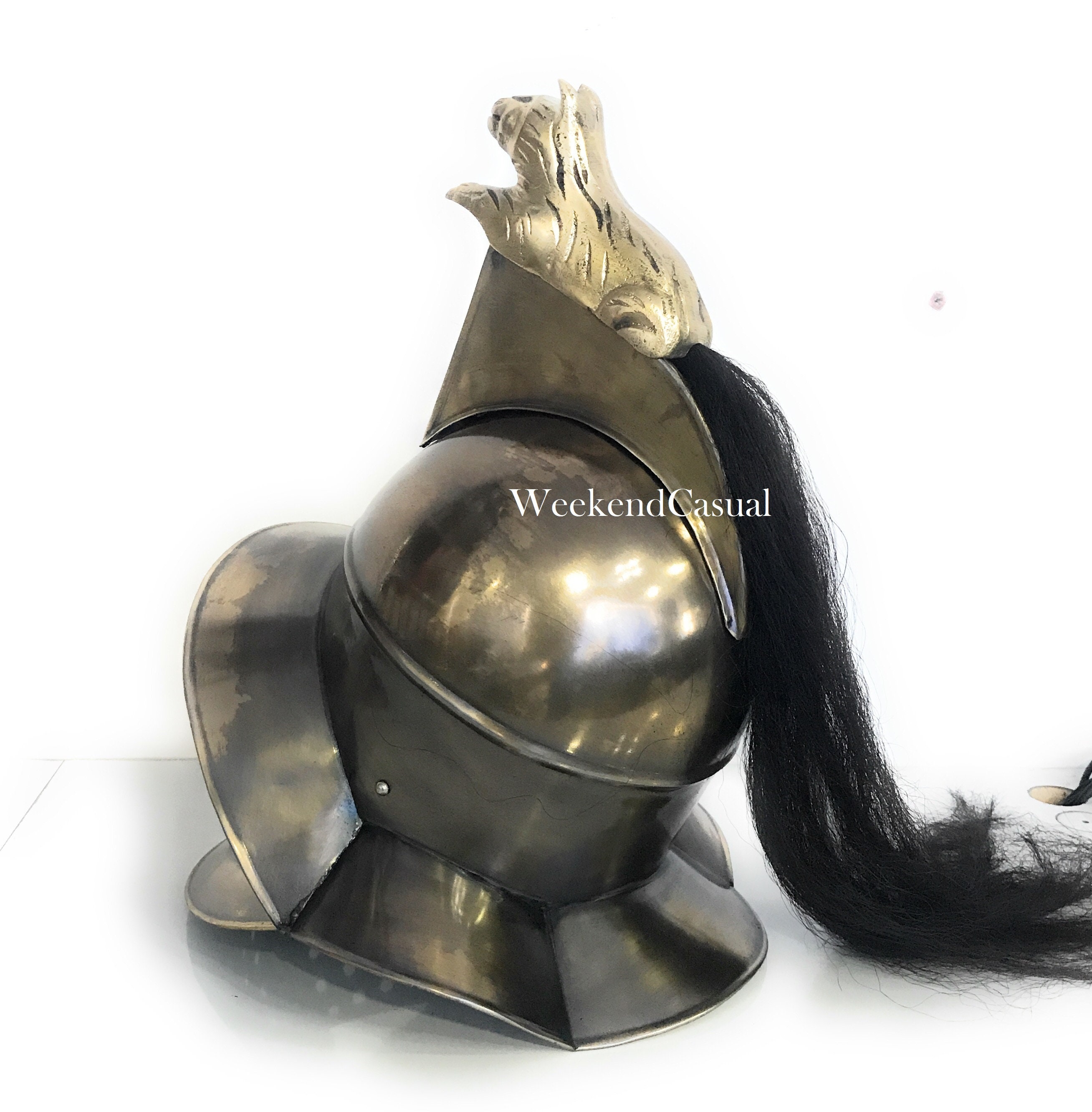 Thraex Gladiator Helmets silver - Etsy