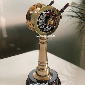 Handmade 12 Brass Nautical Marine Telegraph Ship Engine - Etsy