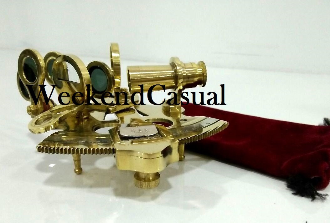 3 Nautical Captain Brass Sextant Nautical Collection - Etsy