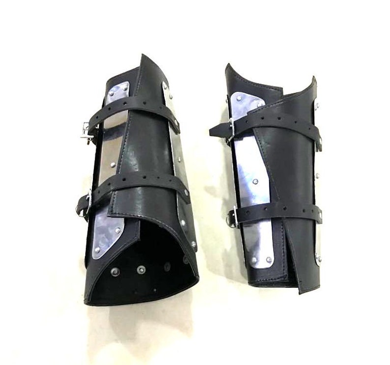 Mittelalterliche Splinted Plate Bracers Stahl Arm Guard SCA - Etsy ...