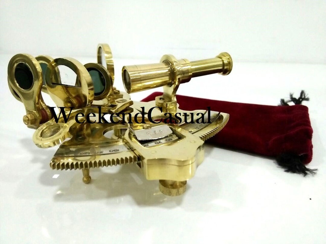 3 Nautical Captain Brass Sextant Nautical Collection - Etsy