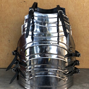 Medieval Knight Breastplate Chest Plate Armor Roman Armour Costume Role ...