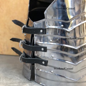 Medieval Knight Breastplate Chest Plate Armor Roman Armour Costume Role ...