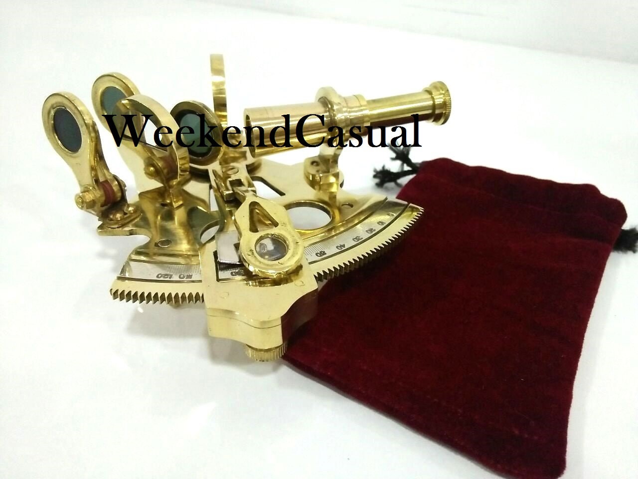 3 Nautical Captain Brass Sextant Nautical Collection Etsy