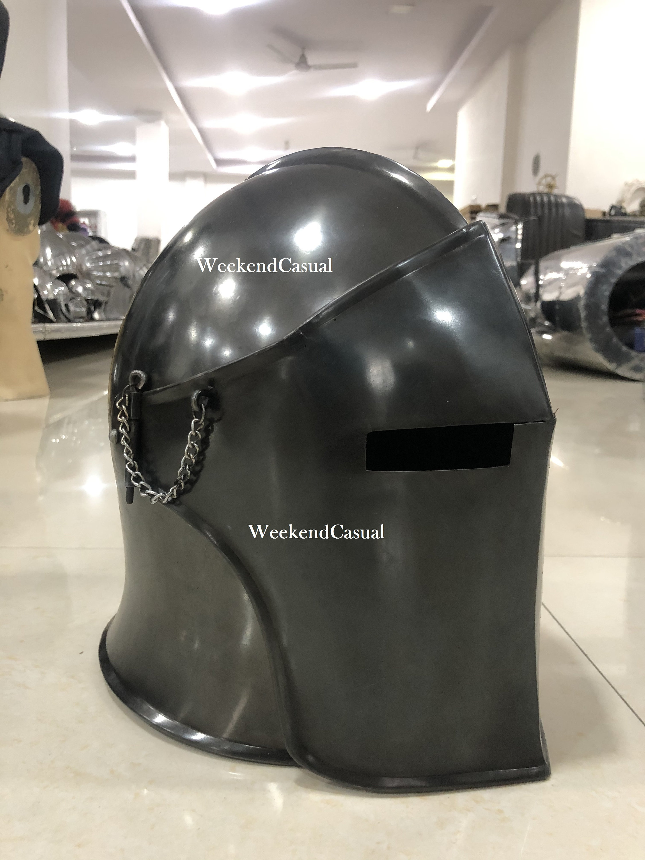 Medieval Barbuta Helmet Knight Templar Crusader Armor - Etsy
