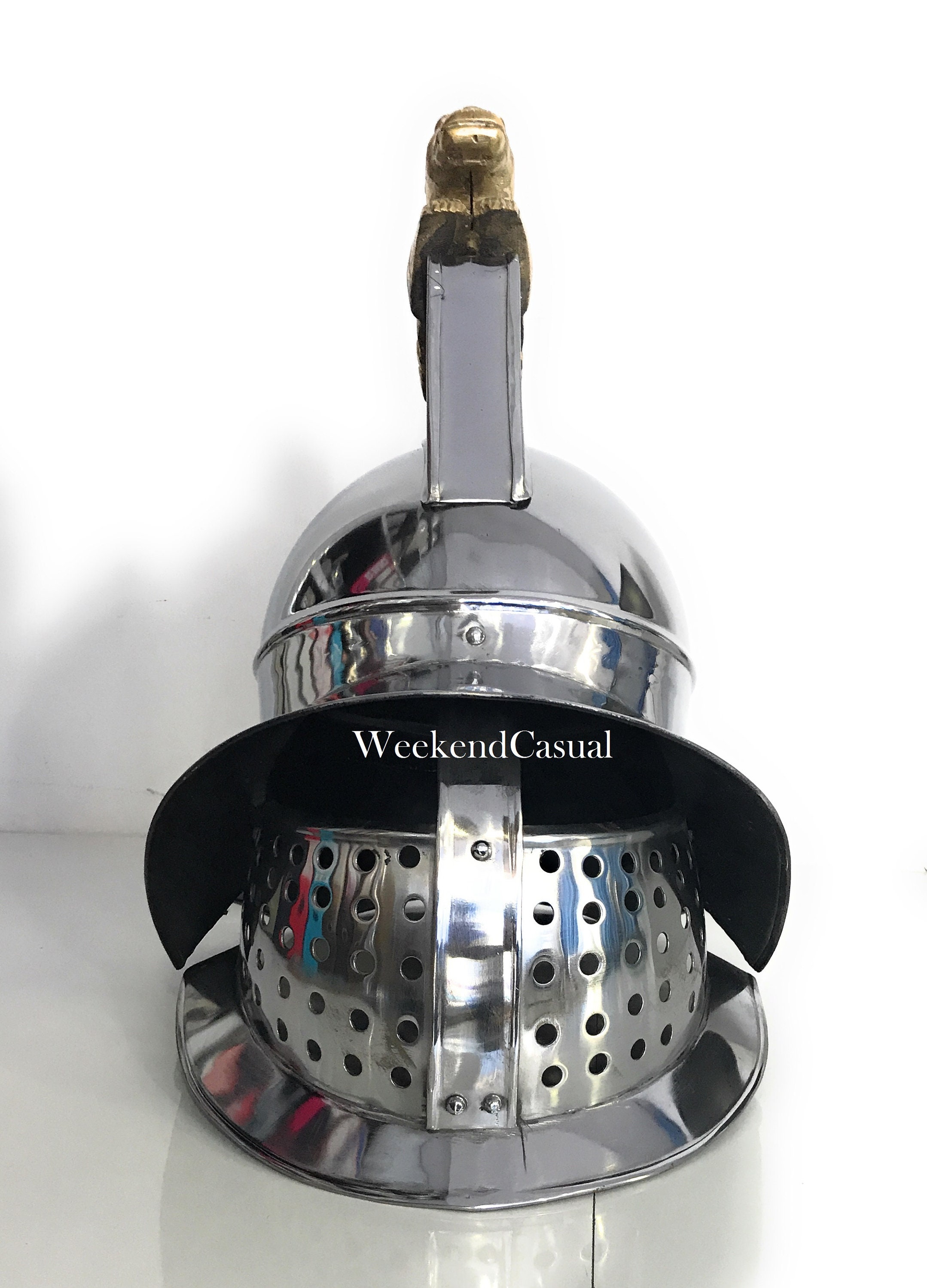 Thraex Gladiator Helmets silver - Etsy