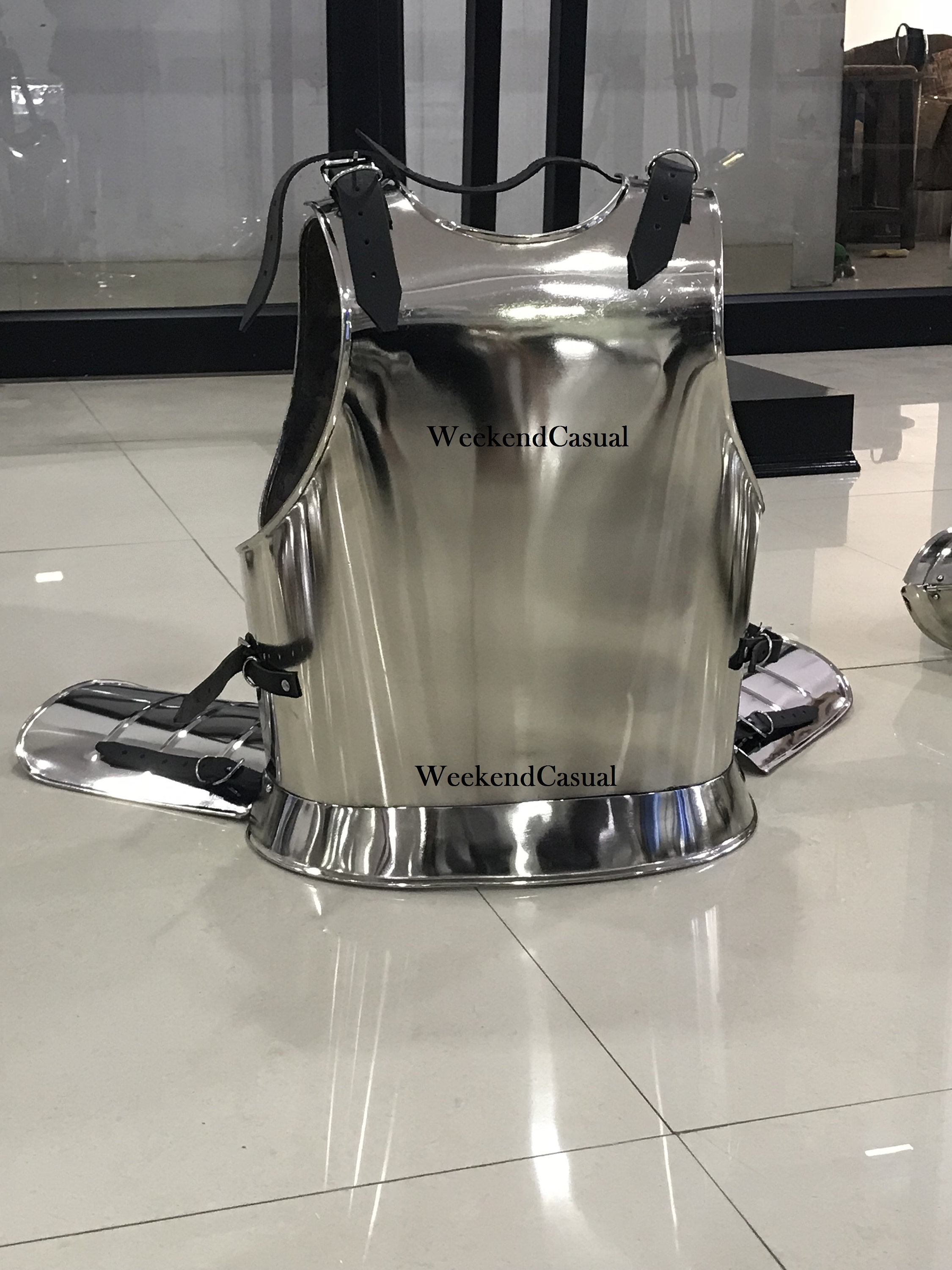 Medieval Knight Steel Gothic Breastplate Armor With Tasset Wearable ...