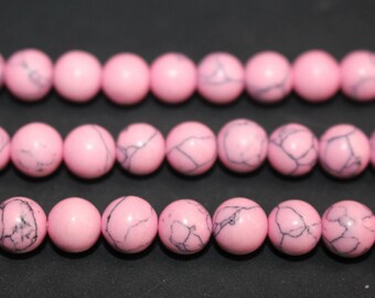 Pink turquoise stone | Etsy