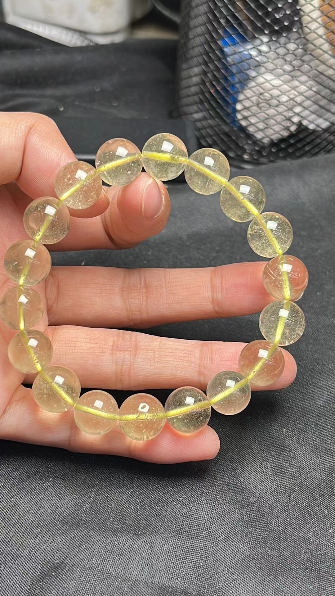 11mm Natural Rare Libyan Desert Glass Beads Beads Bracelet,high Quality ...