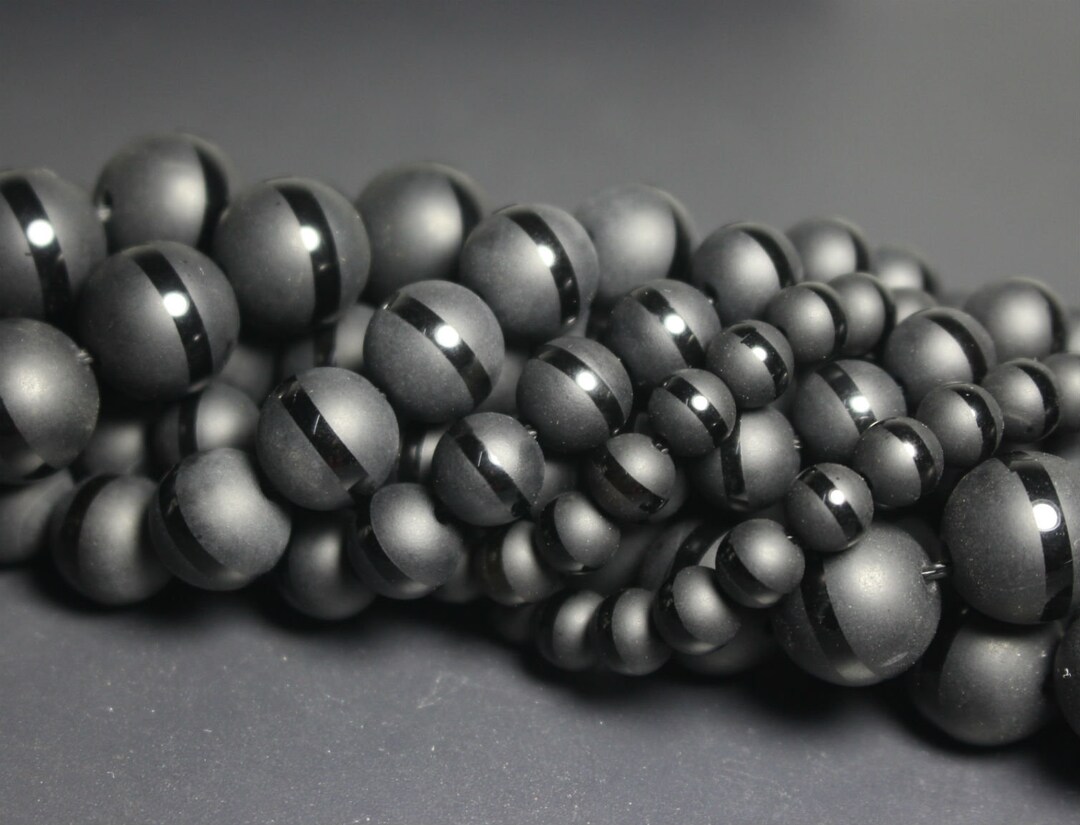 Matte Black Onyx Beads, Round Gemstone Beads, 6-14mm, 15 Inch Strand - Etsy