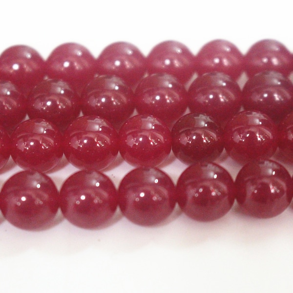 Natural Ruby Beads - Etsy