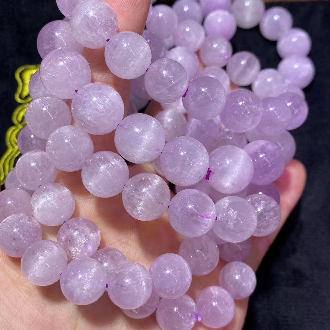 10-16mm Natural Genuine Kunzite Bracelet,high Quality Spodumene ...