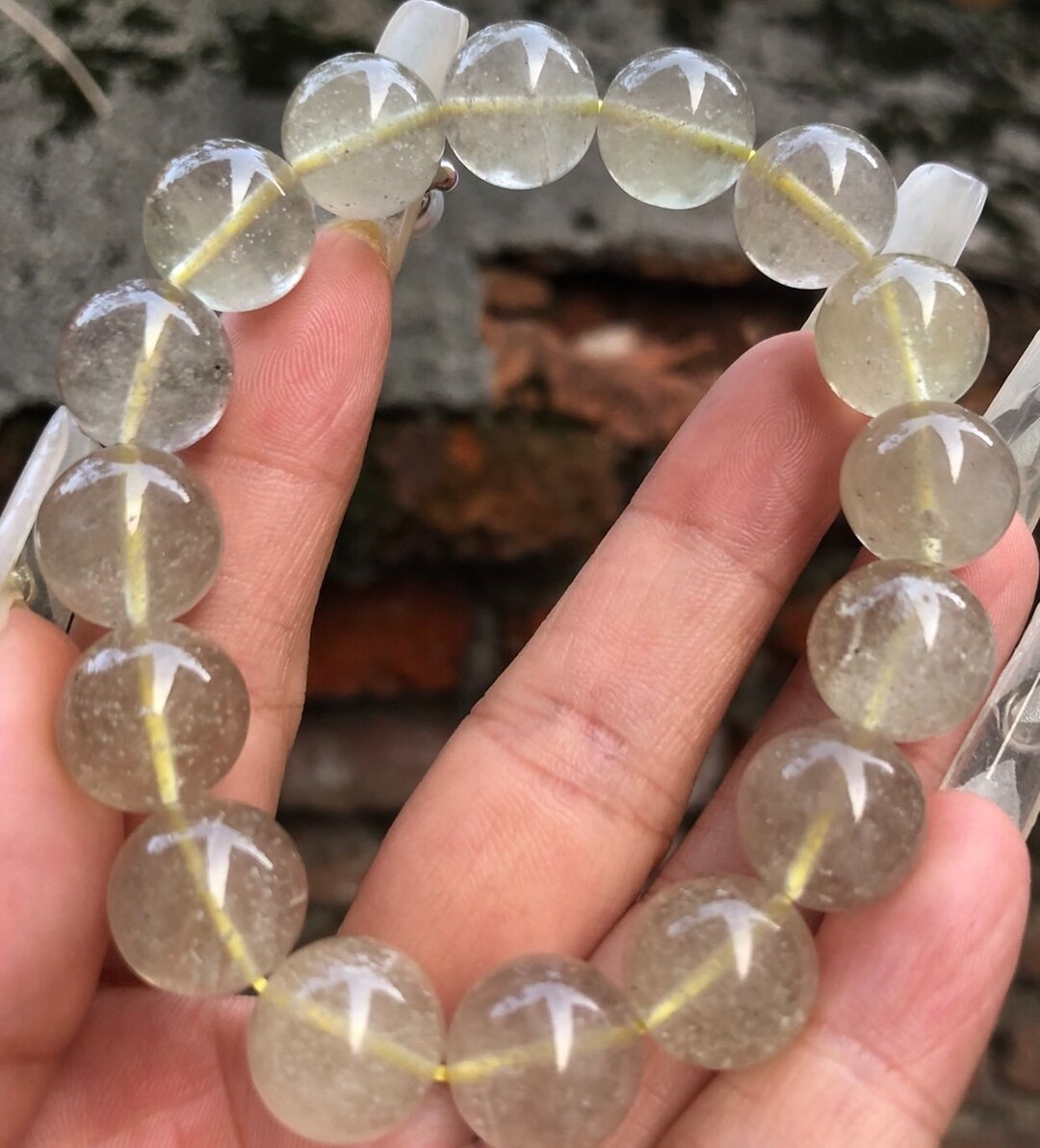 12mm Natural Rare Libyan Desert Glass Beads Beads Bracelet,high Quality ...